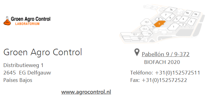 Groen Agro Control presente en BIOFACH 2020 – Normec Groen Agro Control ...